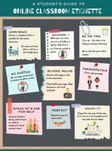 Online classroom etiquette | Our Lady's School