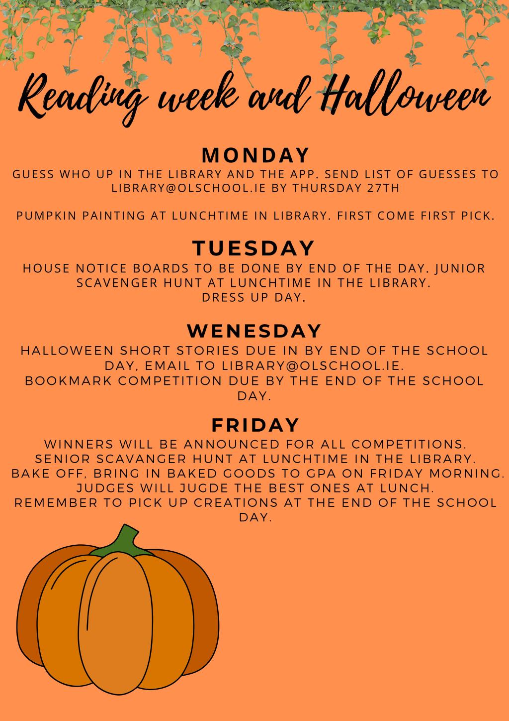 Reading Week | Our Lady's School